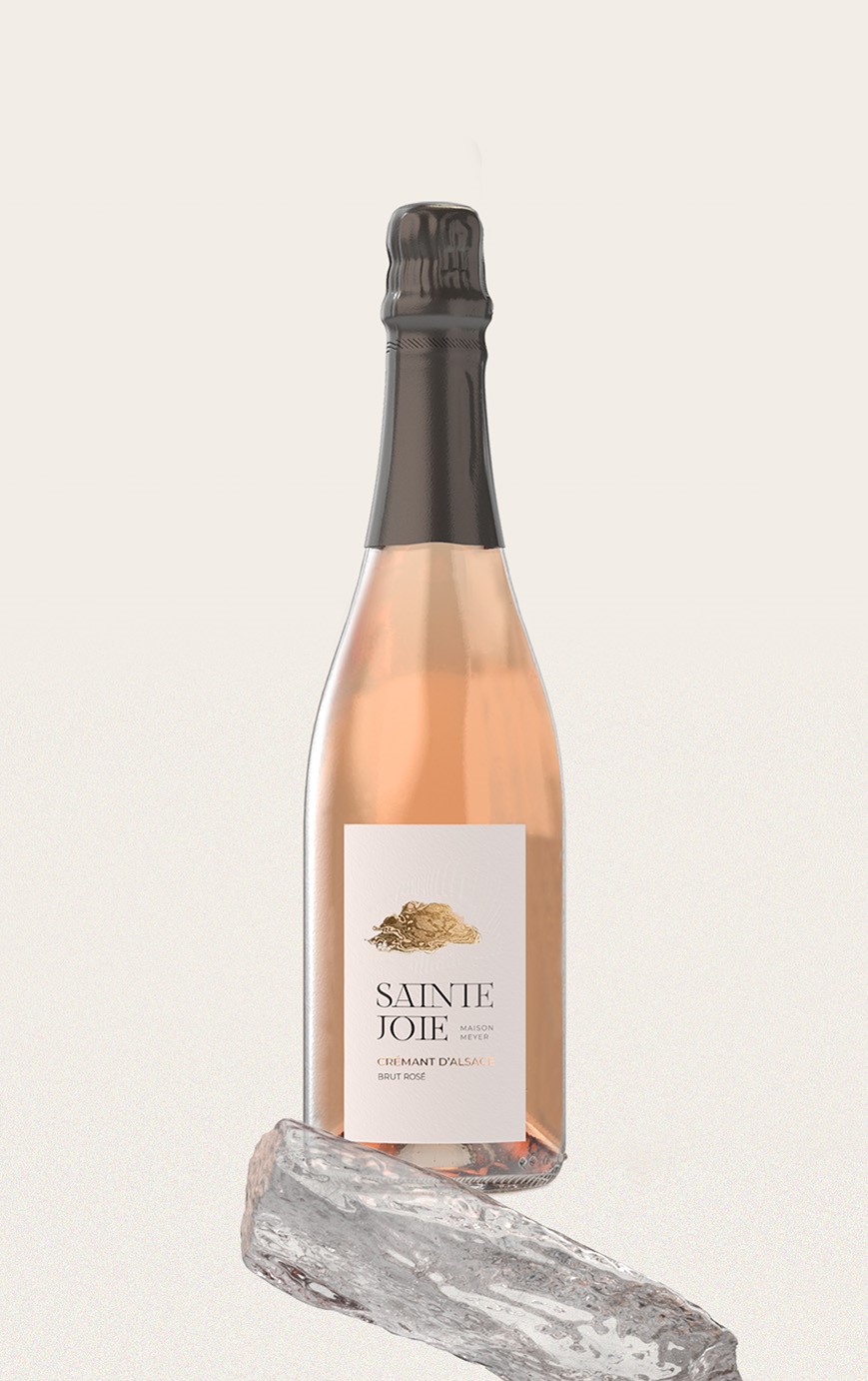 CRÉMANT BRUT ROSÉ - Sainte Joie - Producteur de Vins d'alsace